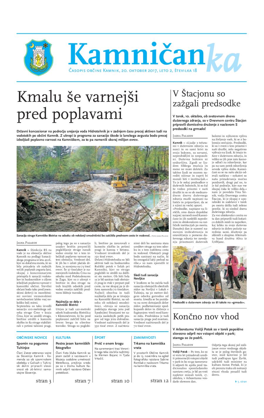Kamničan-ka, št. 18/2017 - kamnik.si