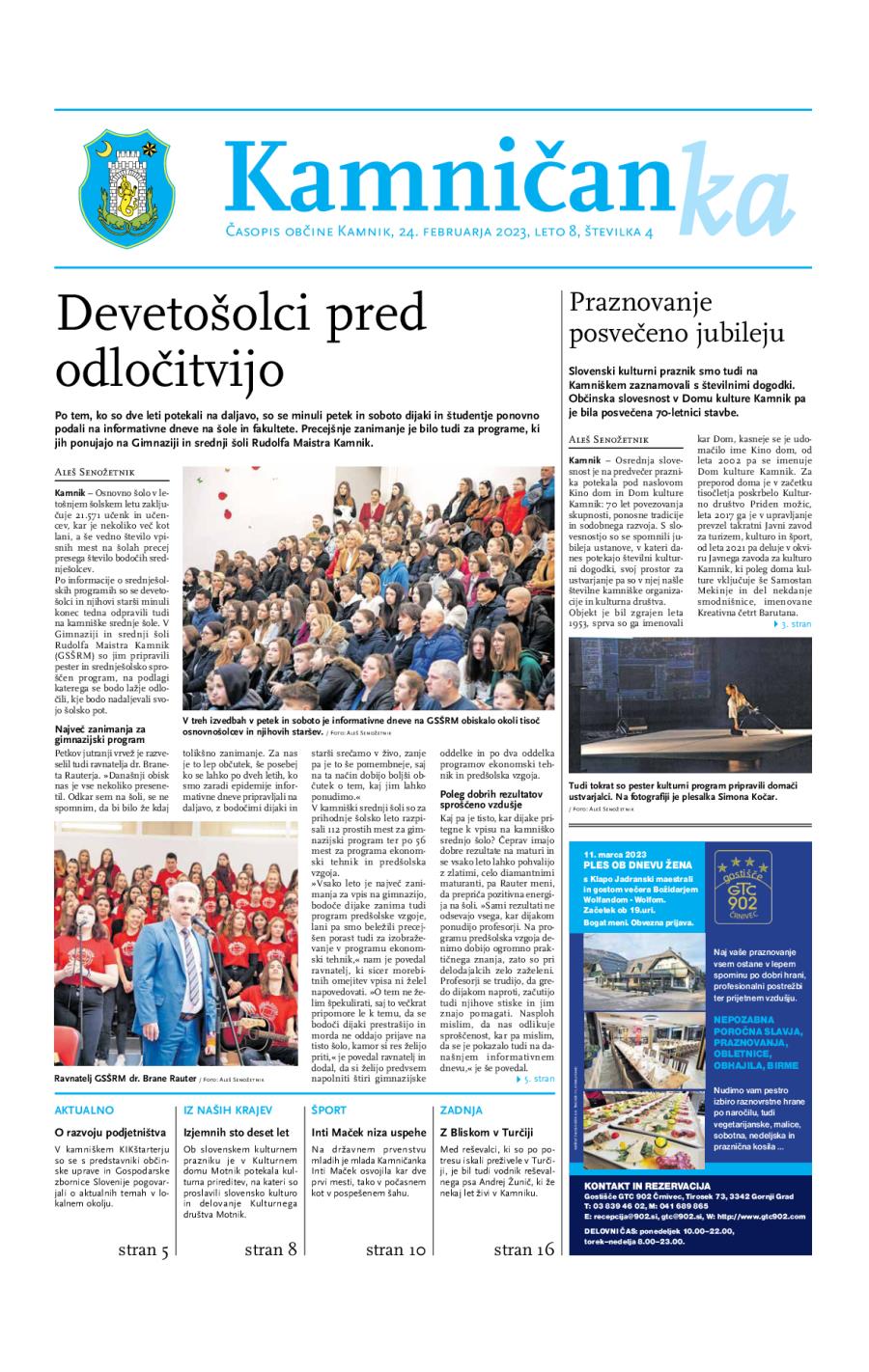 Kamničan-ka, št.4/2023 - kamnik.si