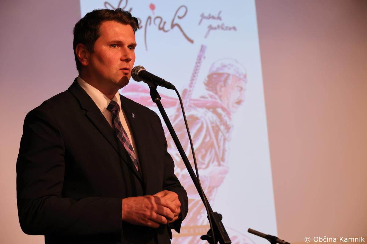 Predstavitev stripa Kajuh, pesnik partizan - kamnik.si